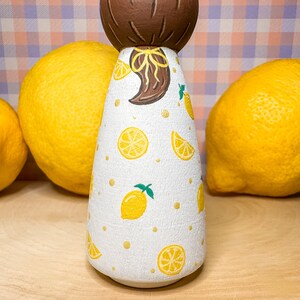 Lemon Peg Doll | Lemon | Summer | Spring | Hand Painted | Wooden Toy ...
