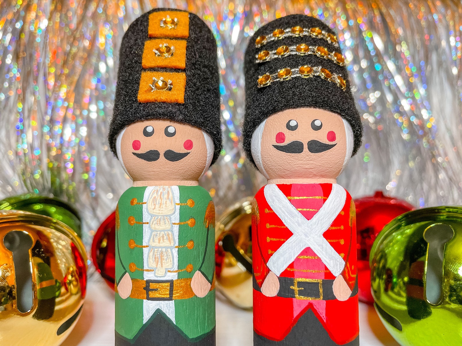 Nutcracker Peg Dolls | Christmas Nutcracker | Christmas Gift | Christmas | Christmas Decor ...