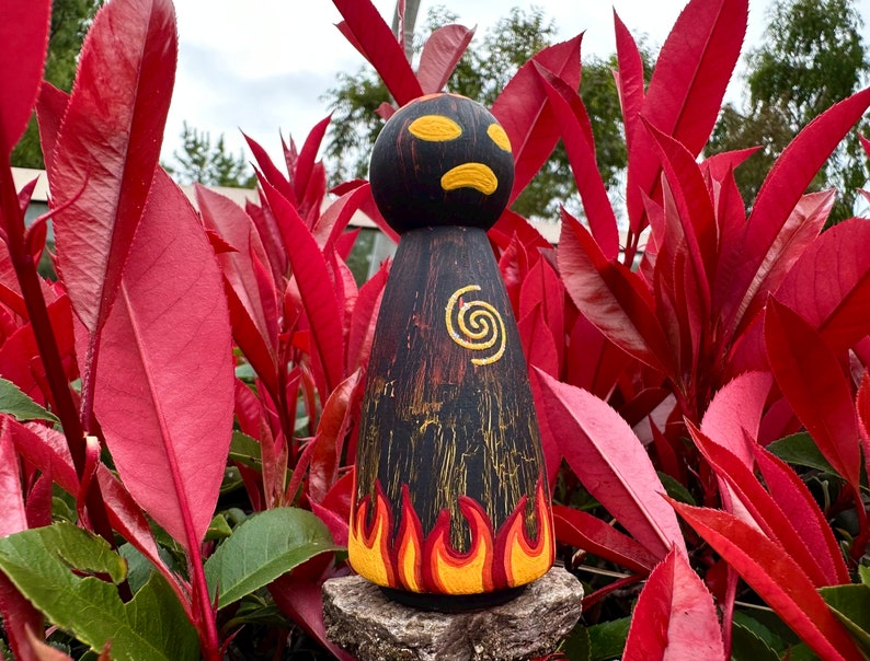 Fire Goddess Peg Doll | Island Fire | Volcano | Christmas Gift ...