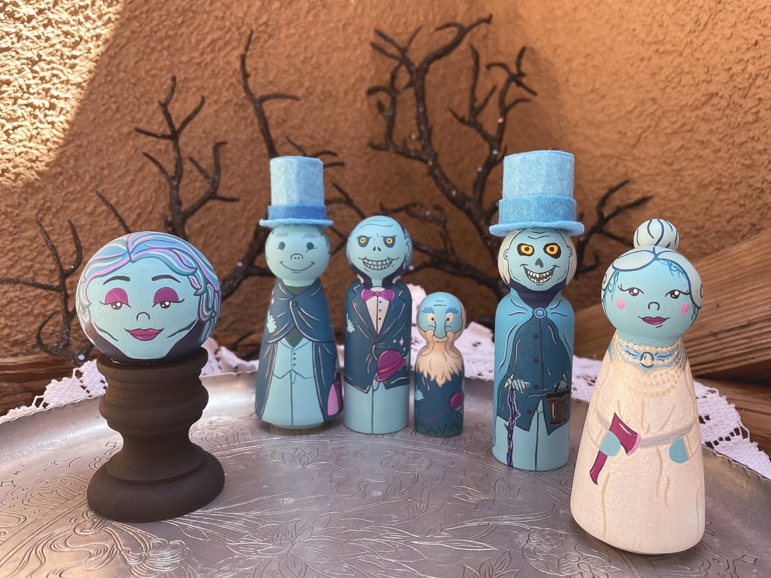 Ghost House Peg Doll Set | Ghost Psychic | Ghost Bride | Ghost | Ghosts ...