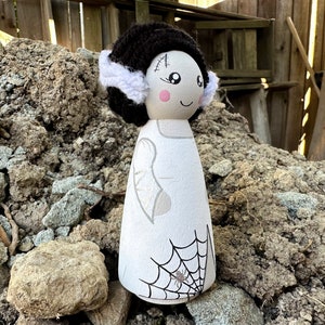 Monster | Bride of Monster | Halloween Peg Dolls | Halloween | Creature ...