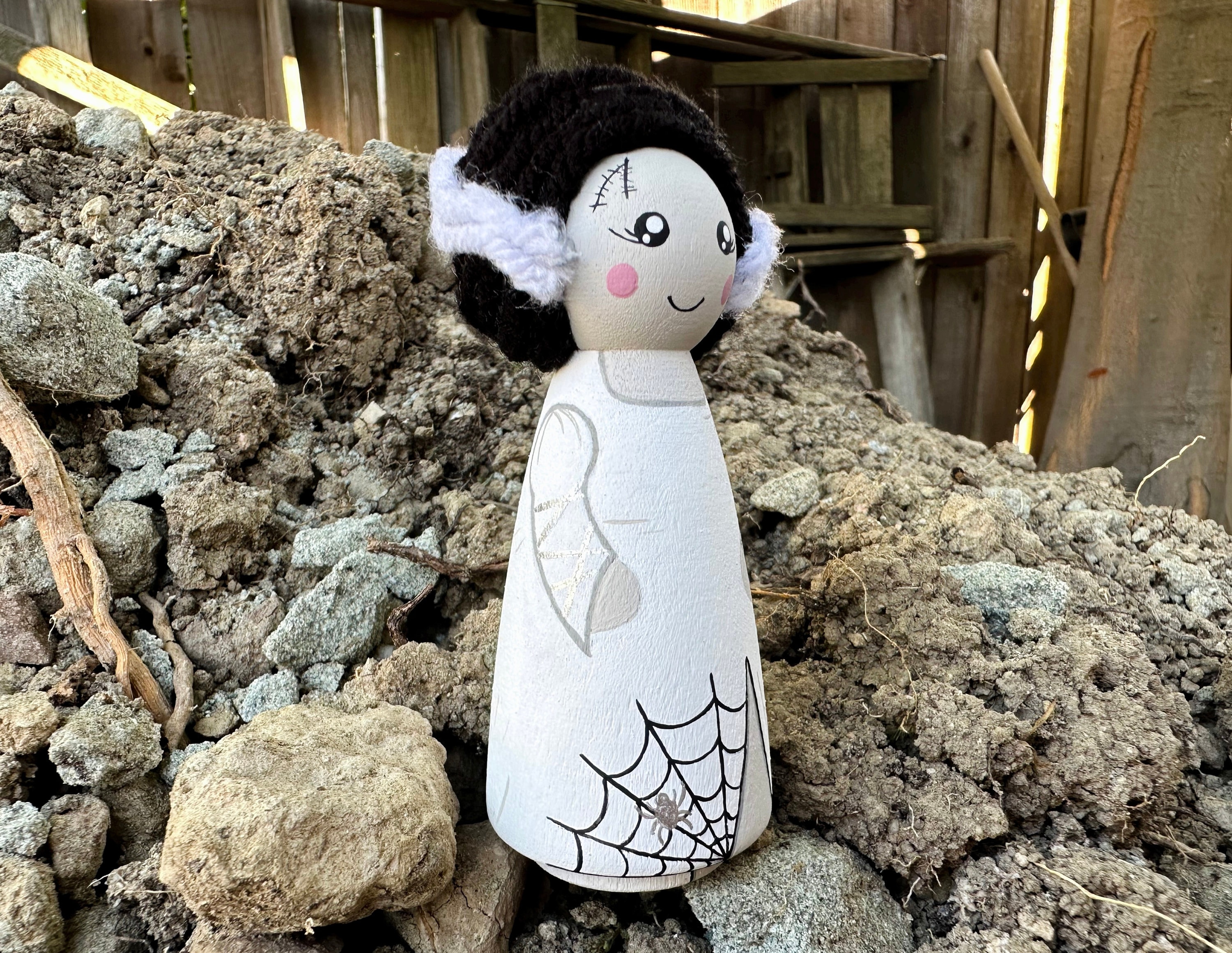 Monster | Bride of Monster | Halloween Peg Dolls | Halloween | Creature ...