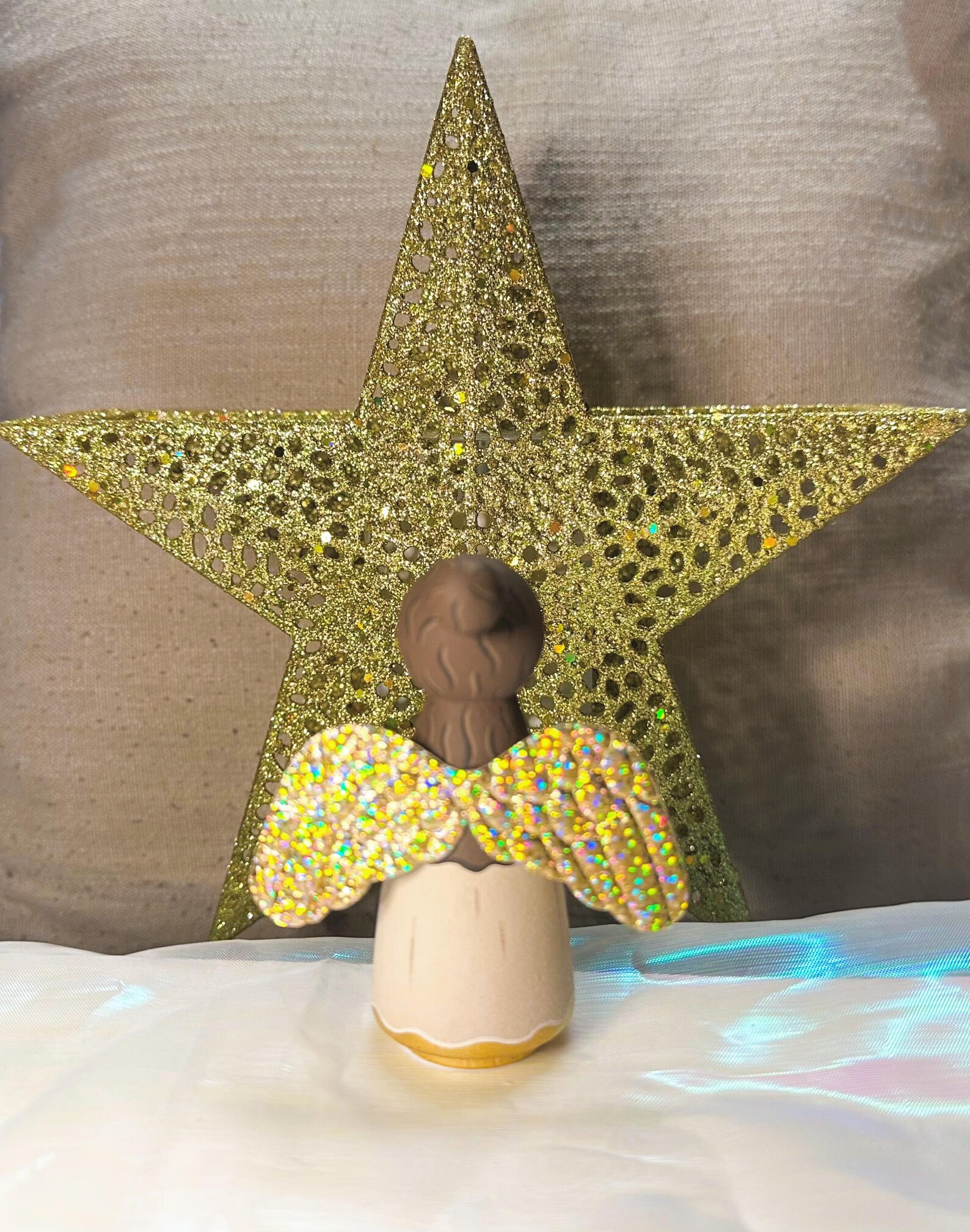 Christmas Angel Peg Doll | Angel | Christmas Decor | Christmas Gift ...