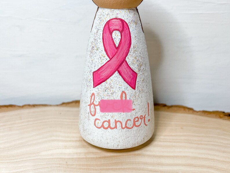 F*** Cancer Peg Doll | F Cancer | Survivor | Fighter | Encouragement ...