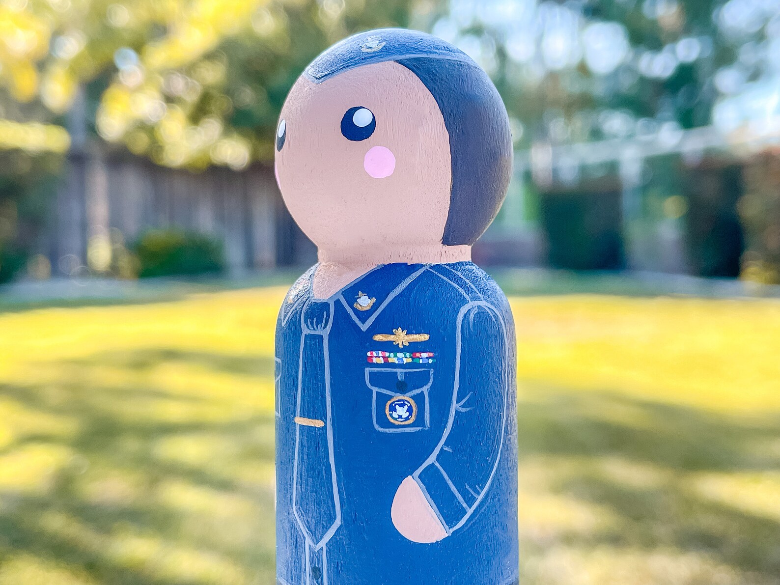 Coast Guard Peg Doll | Coast Guard | Coast Guard Gift | Coast Guard ...