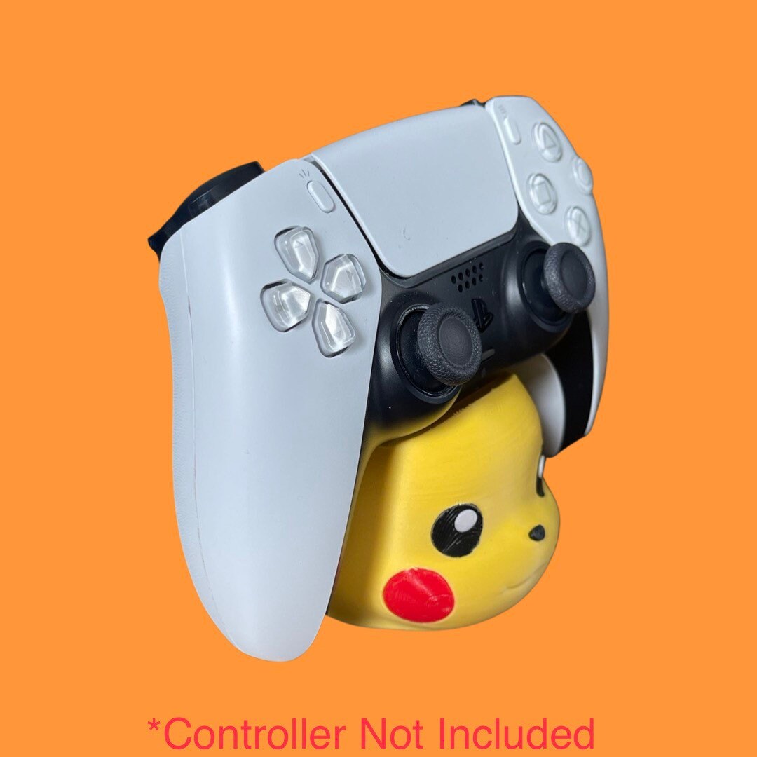 Pikachu Controller Stand | Controller Holder | Phone Holder | Game Room ...