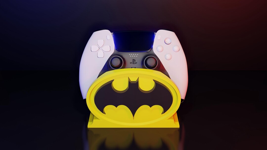 Batman Logo Controller Stand Desk Organizer Office Decor Gift for Gamer ...