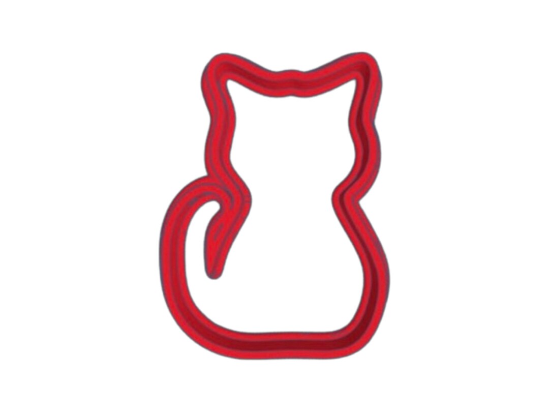 Sitting Cat Cookie Cutter | Fondant Cutter | Clay Cutter | Perfect for ...