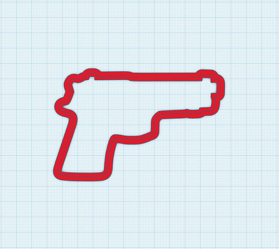 Gun Cookie Cutter - Etsy
