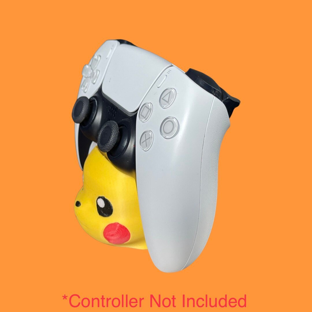 Pikachu Controller Stand | Controller Holder | Phone Holder | Game Room ...