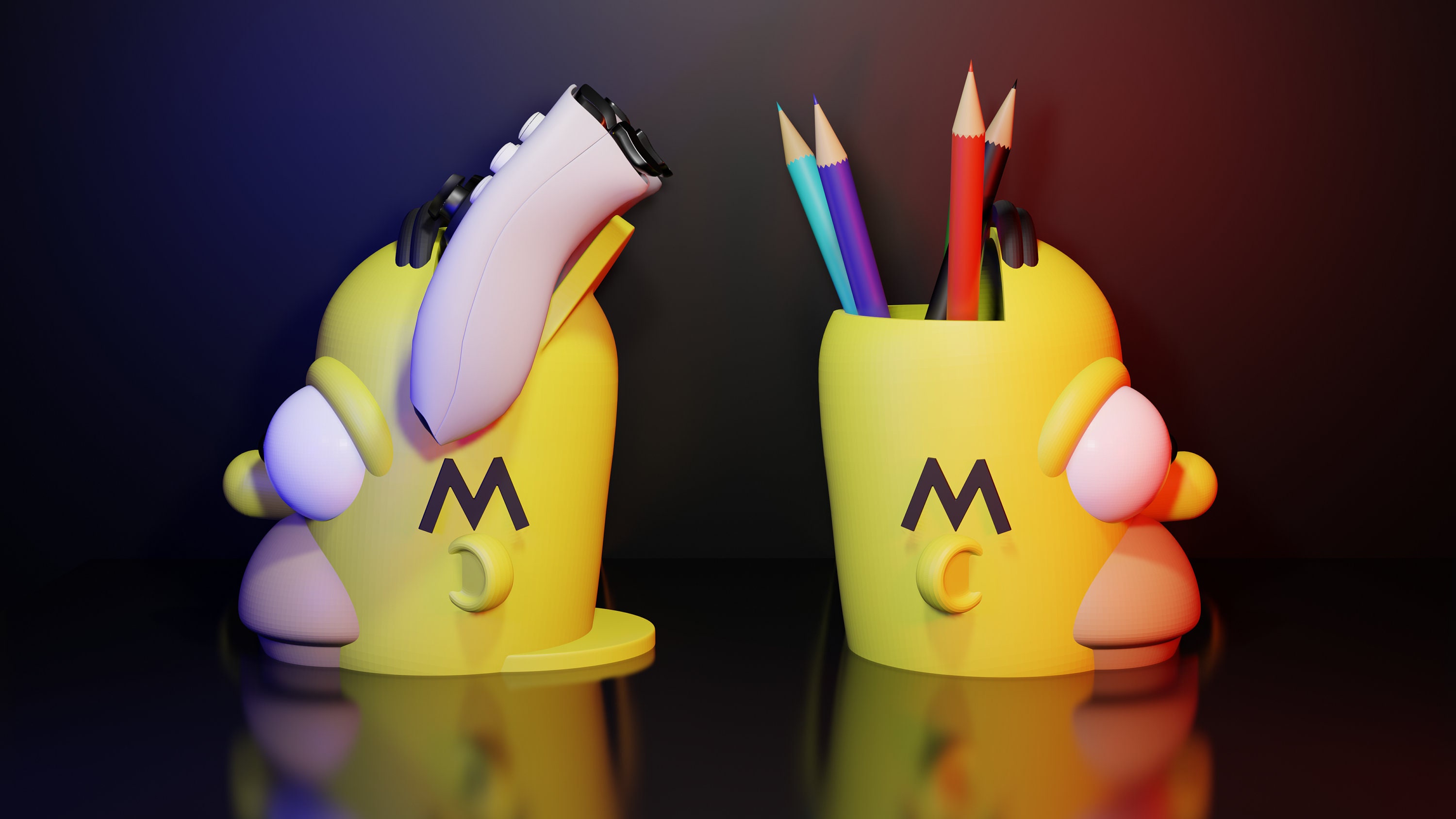 Homer Simpson Pencil Holder or Controller Stand You Choose | Desk ...