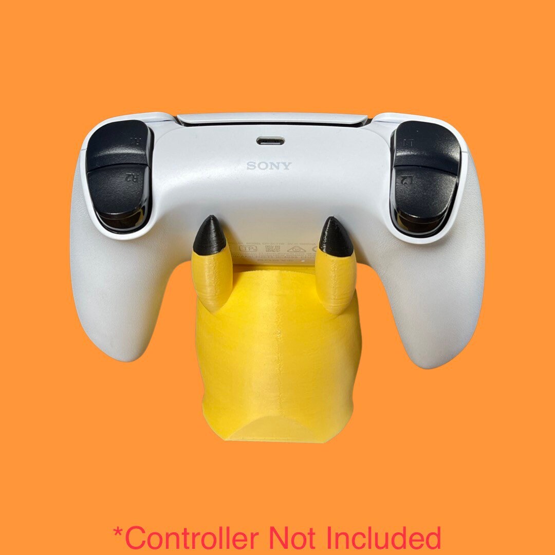 Pikachu Controller Stand | Controller Holder | Phone Holder | Game Room ...