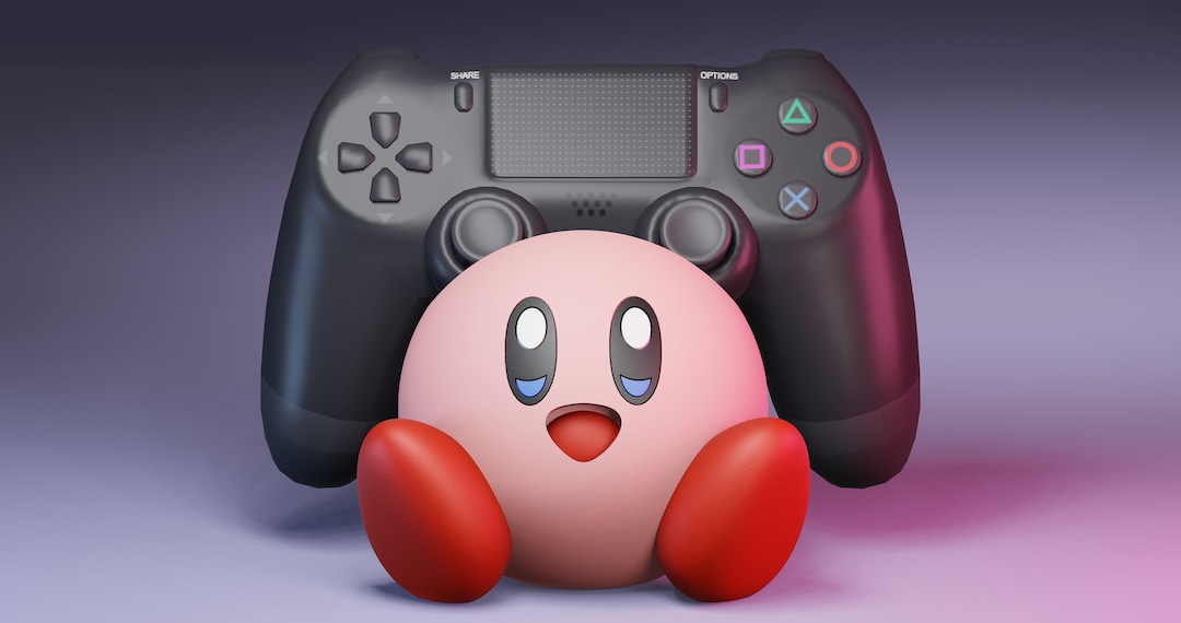 Kirby Controller Stand | Controller Holder | Phone Holder | Game Room ...