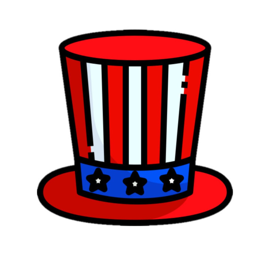 Uncle Sam Hat Outline Cookie Cutter 4th of July Independence Day - Etsy