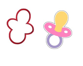 3 Baby Pacifier Metal Cookie Cutter NA8094 - Etsy