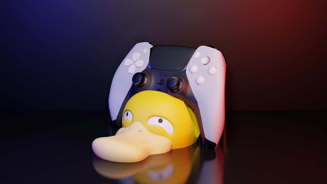 Psyduck Controller Stand | Controller Holder | Phone Holder | Game Room ...