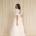 Maria Long Organza Wedding Dress Second Wedding Dress - Etsy