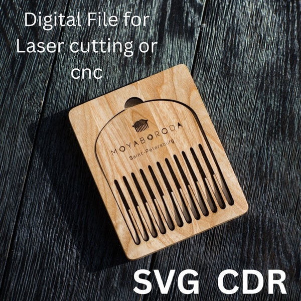 Beard Comb Svg Files - Etsy