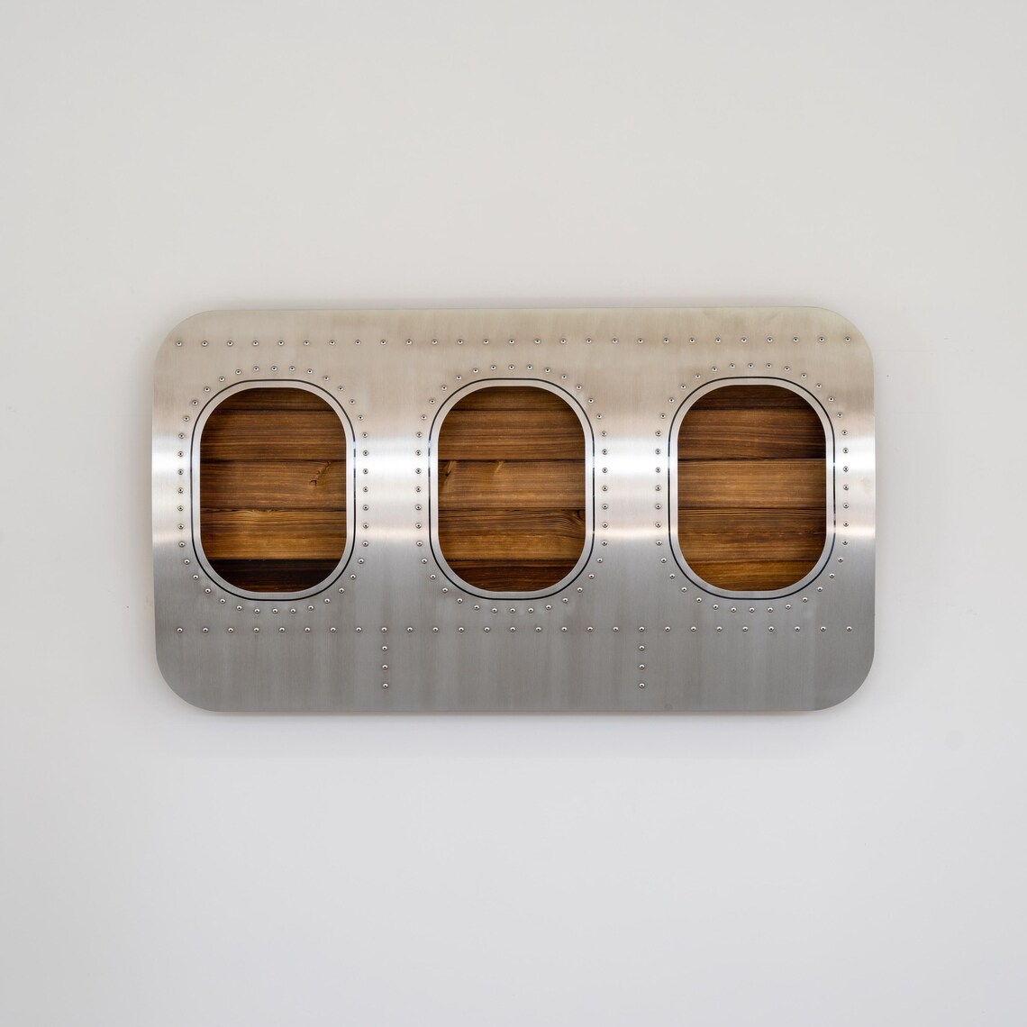 Airplane Window Shelf – Flamed & Oiled Aviation Wall Bar – Aircraft ...