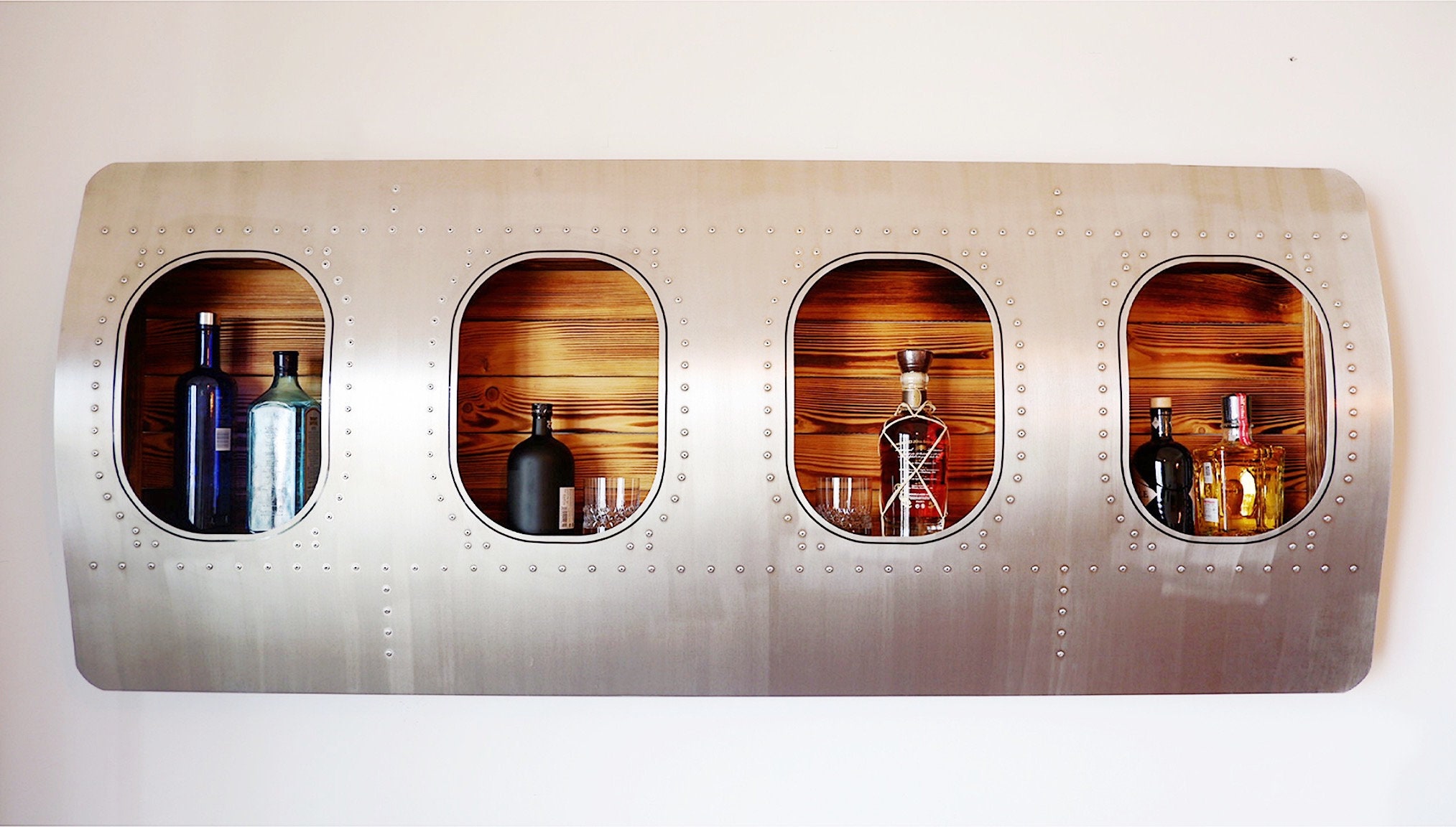 Airplane Cabinet Aircraft Window Wall Bar Shelf Aviation - Etsy
