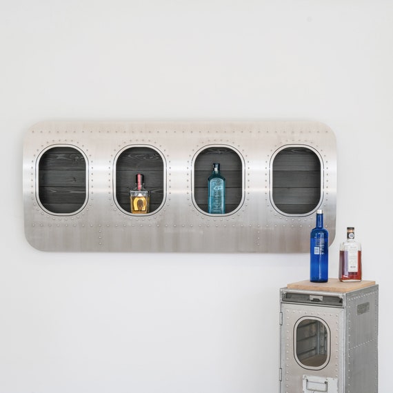 Airplane Cabinet Aircraft Window Wall Bar Shelf Aviation - Etsy