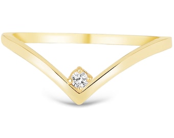 Chevron Wedding Band - Etsy