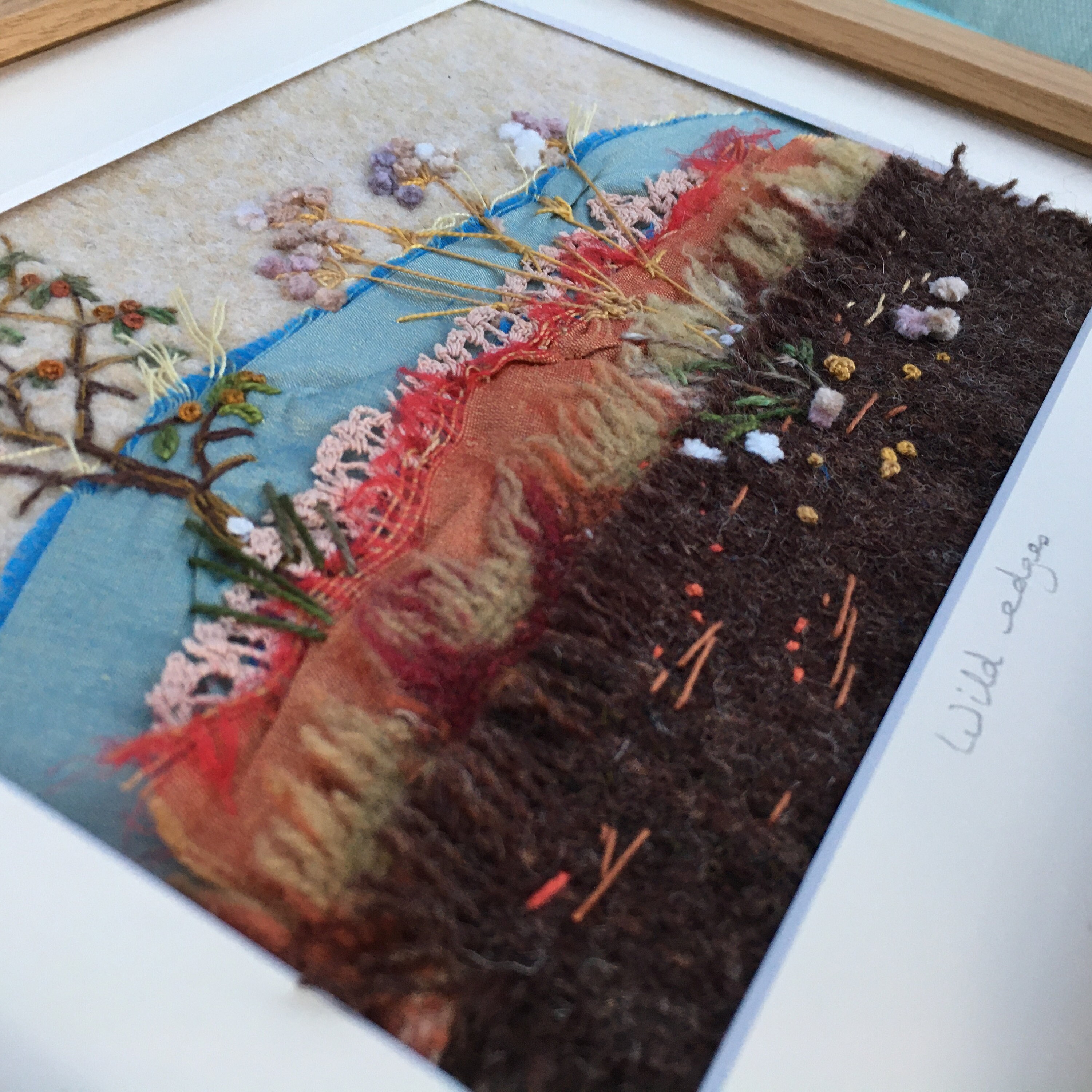 Wild Edges/ Nature Inspired/ Textile Art/ Hedgerow Art/ Embroidery Art ...