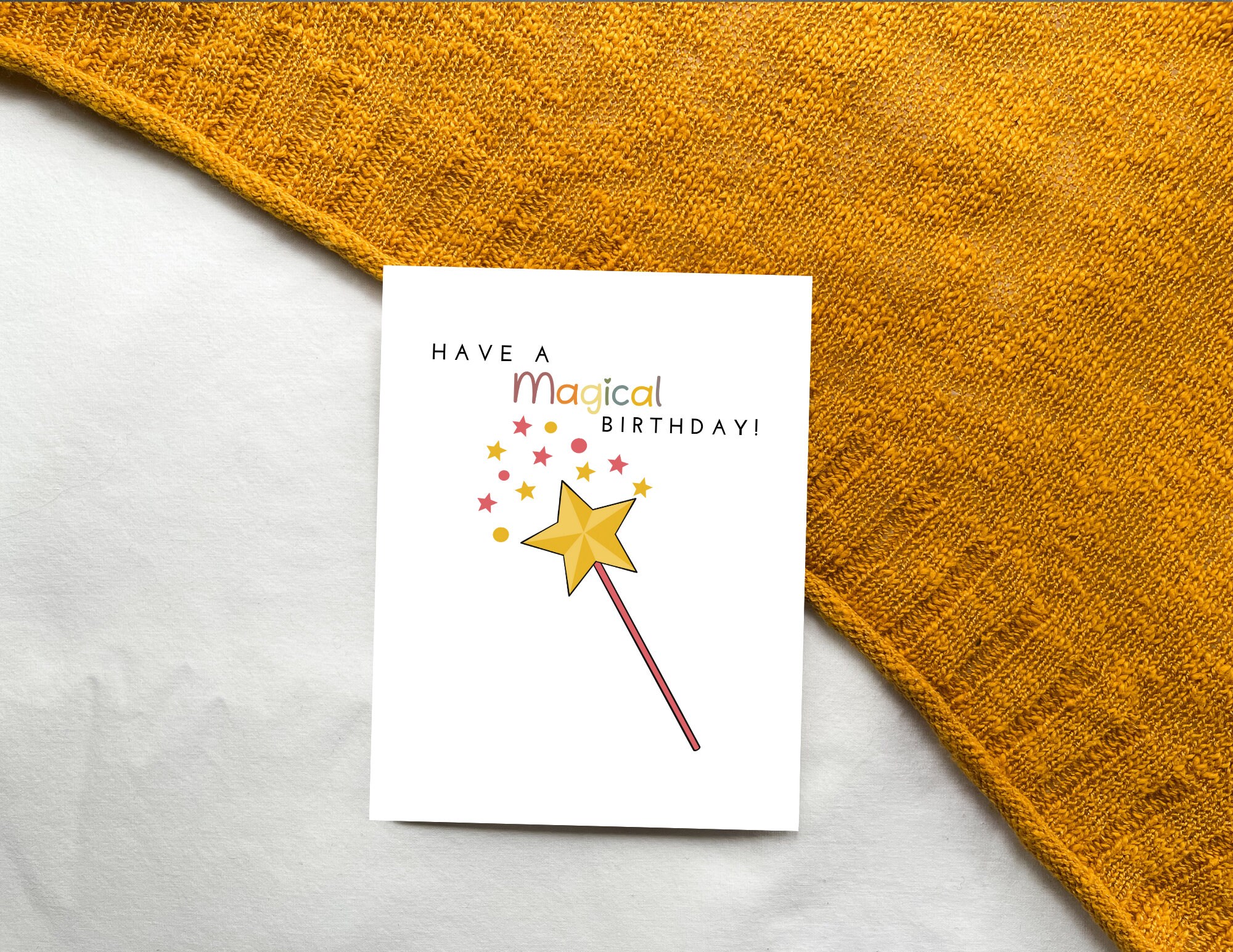 Have A Magical Birthday Cute Little Girls Magical Wand Bday - Etsy