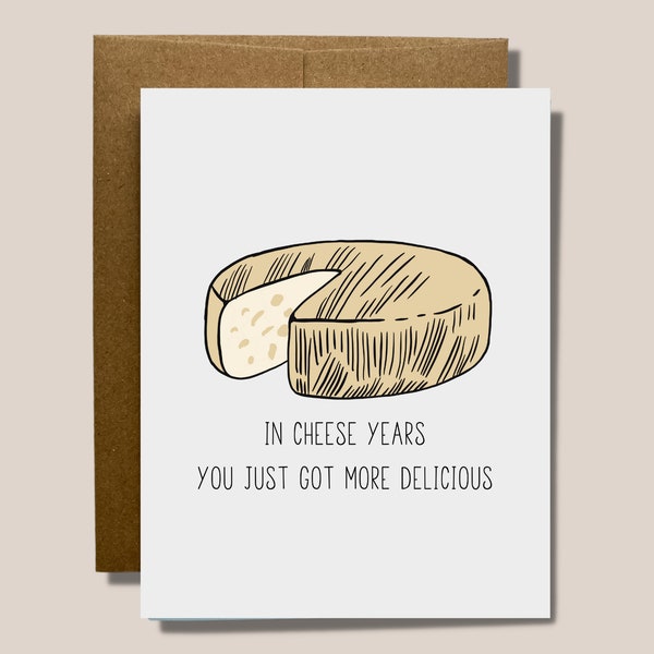 Cheesy Birthday Cards - Etsy