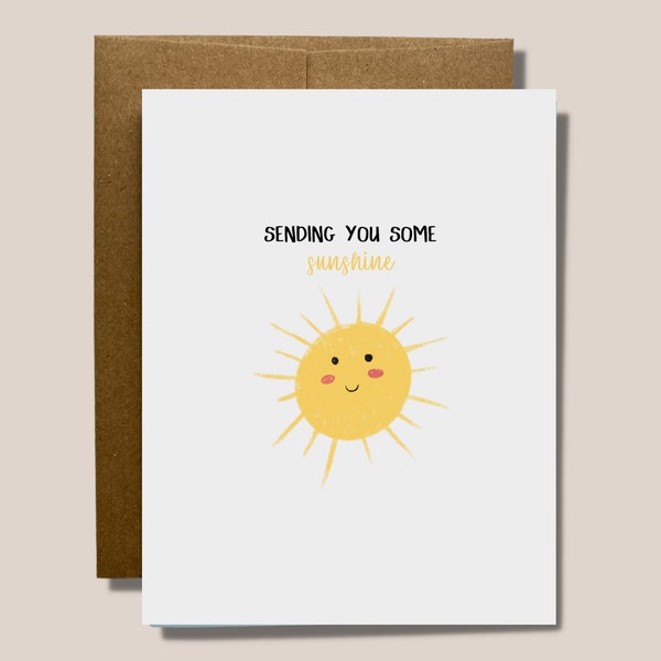 Sunshine Cards - Etsy