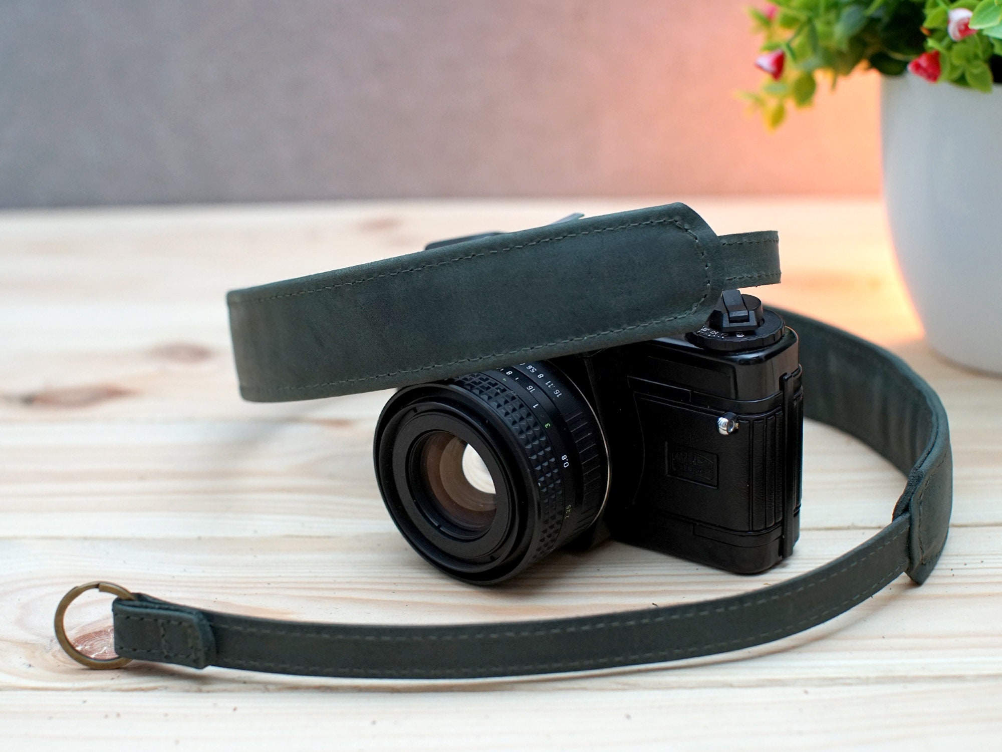 Personalized Leather Camera Strap Camera Accessories DSLR | Etsy