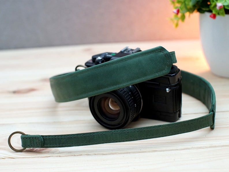 Personalized Leather Camera Strap Camera Accessories DSLR - Etsy