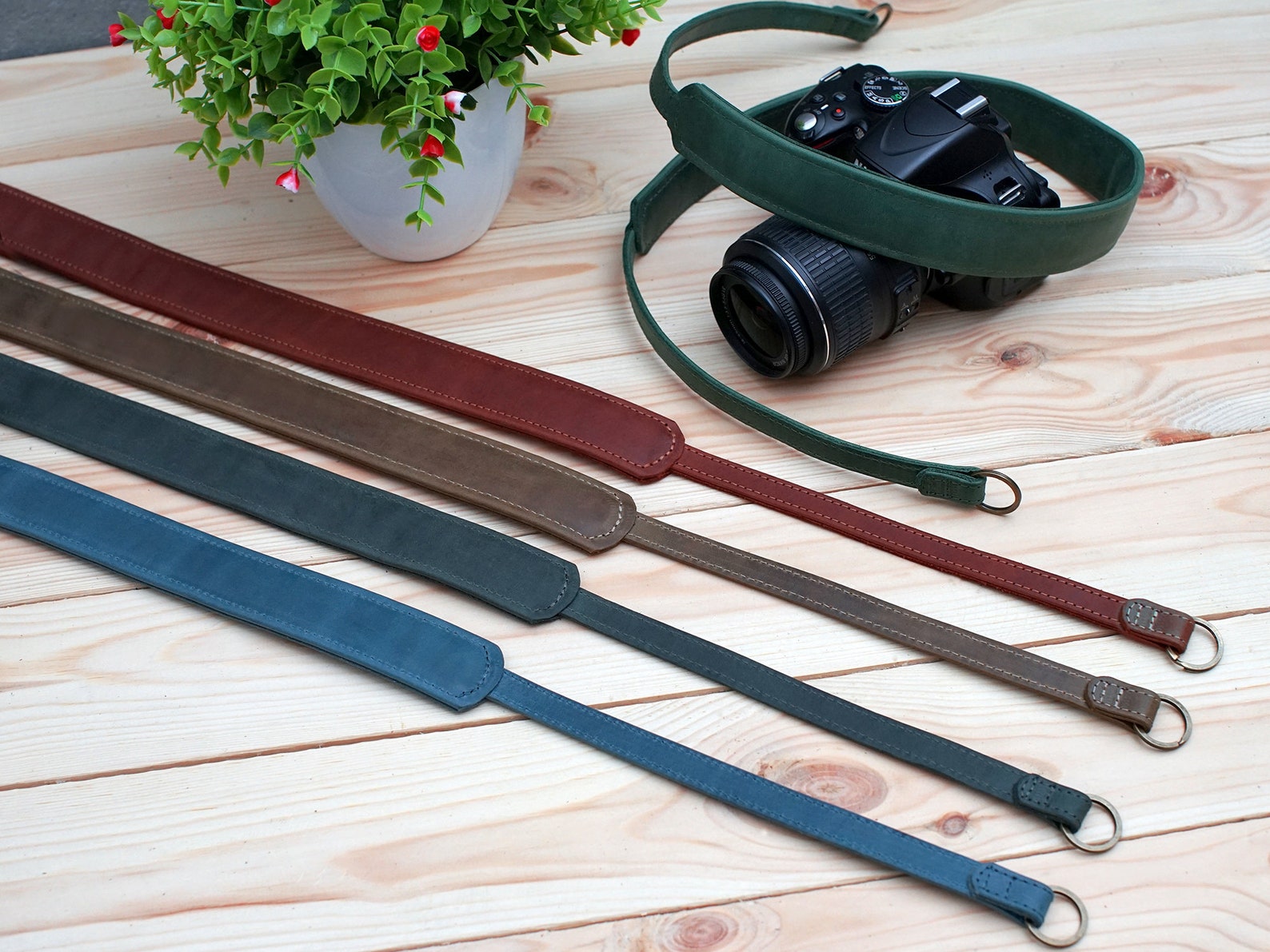 Personalized Leather Camera Strap Camera Accessories DSLR - Etsy