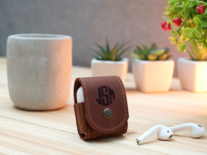 Personalized Leather Airpod Case Custom Airpods Case Leather - Etsy