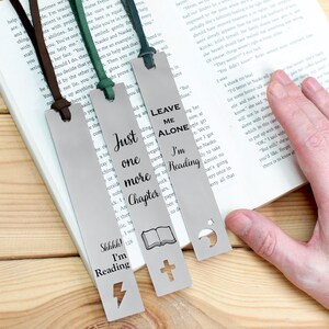 Custom Bookmarks With Engraving, Personalized Cute Bookmark, Gifts for ...