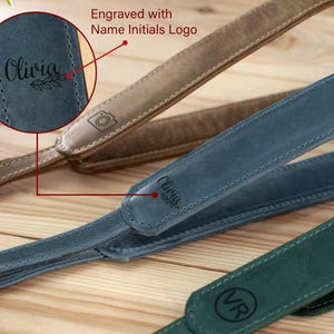 Custom Leather Camera Strap, Camera Strap for Women, Engraved DSLR ...