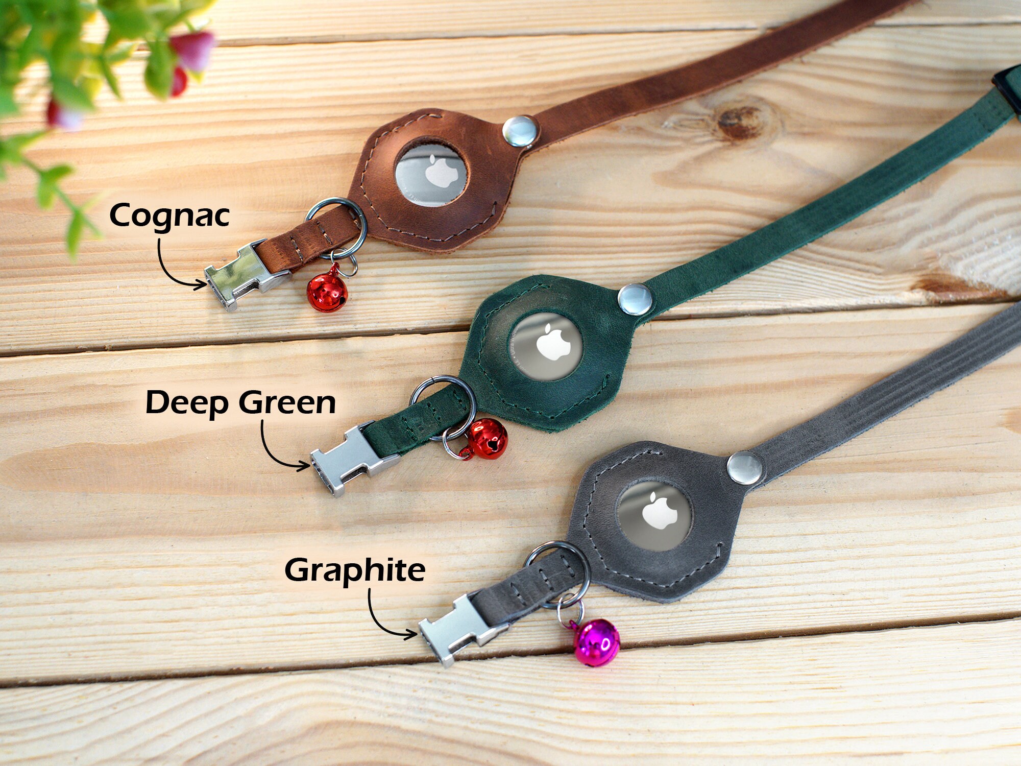 Personalized AirTag Cat Collar, Custom Air Tag Cat Collars With Non ...