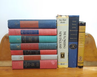 5 Vintage Books Modern Library of New York - Etsy