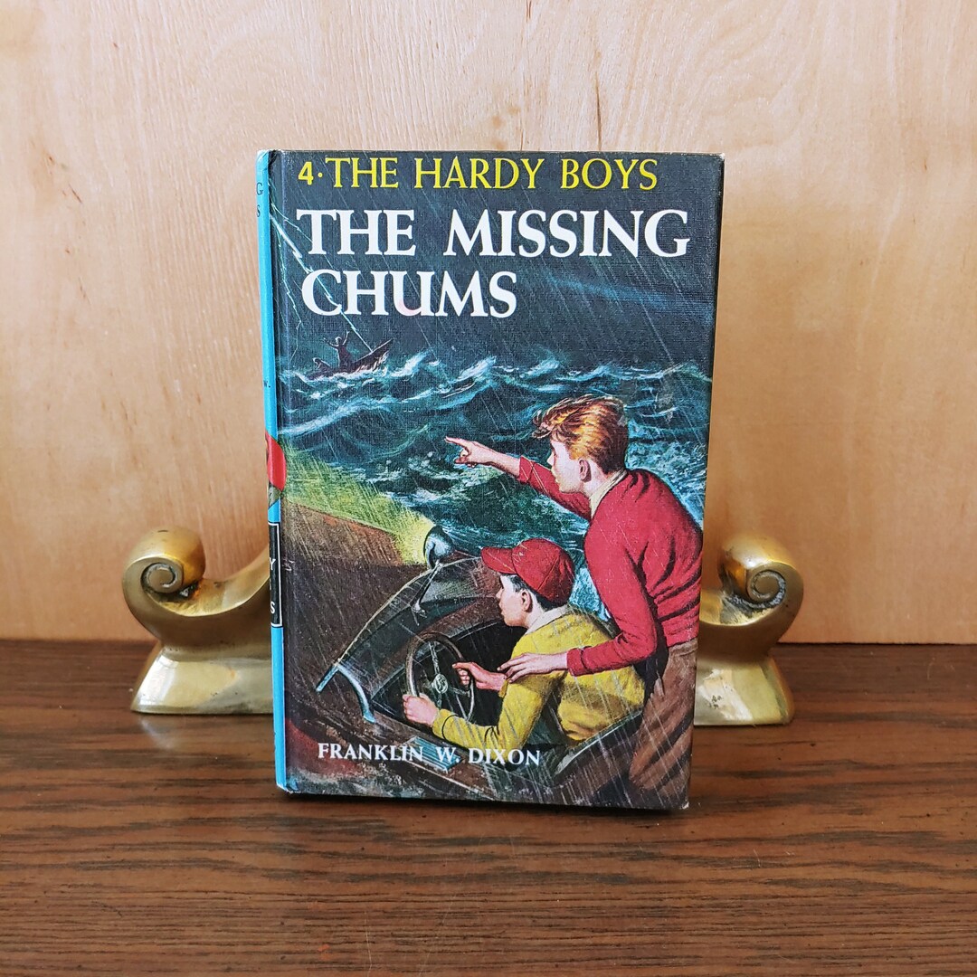 Hardy Boys 4 the Missing Chums, Grosset & Dunlap 4904, Revised Ed ...