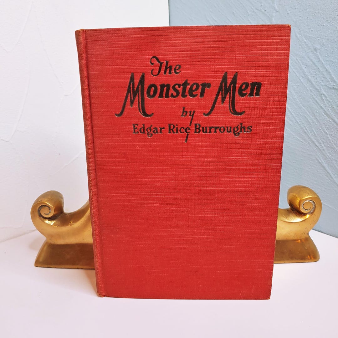 Edgar Rice Burroughs, the Monster Men, 1929 Grosset and Dunlap Edition ...