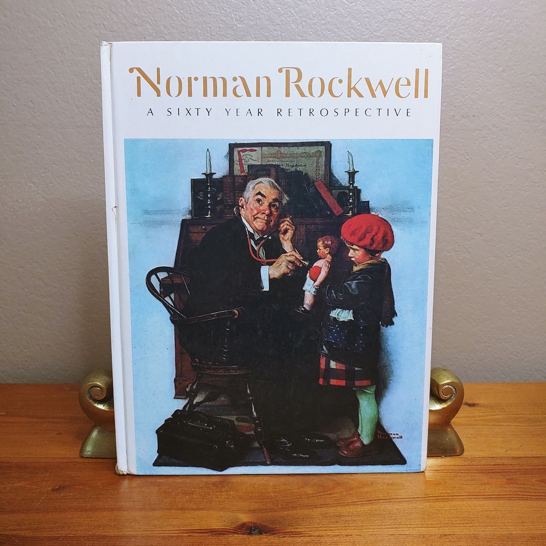 Norman Rockwell A Sixty Year Retrospective, Hardcover 1972 Exhibition ...