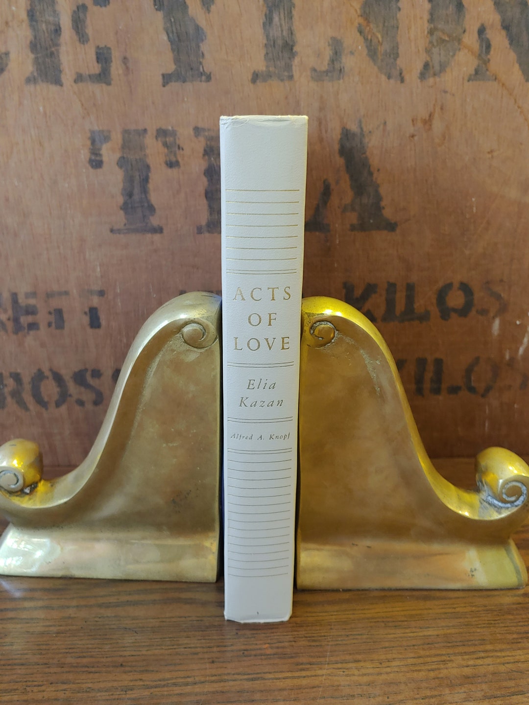 Acts of Love by Elia Kazan, A Borzoi Book, 1978 Alfred Knopf, Cream and ...