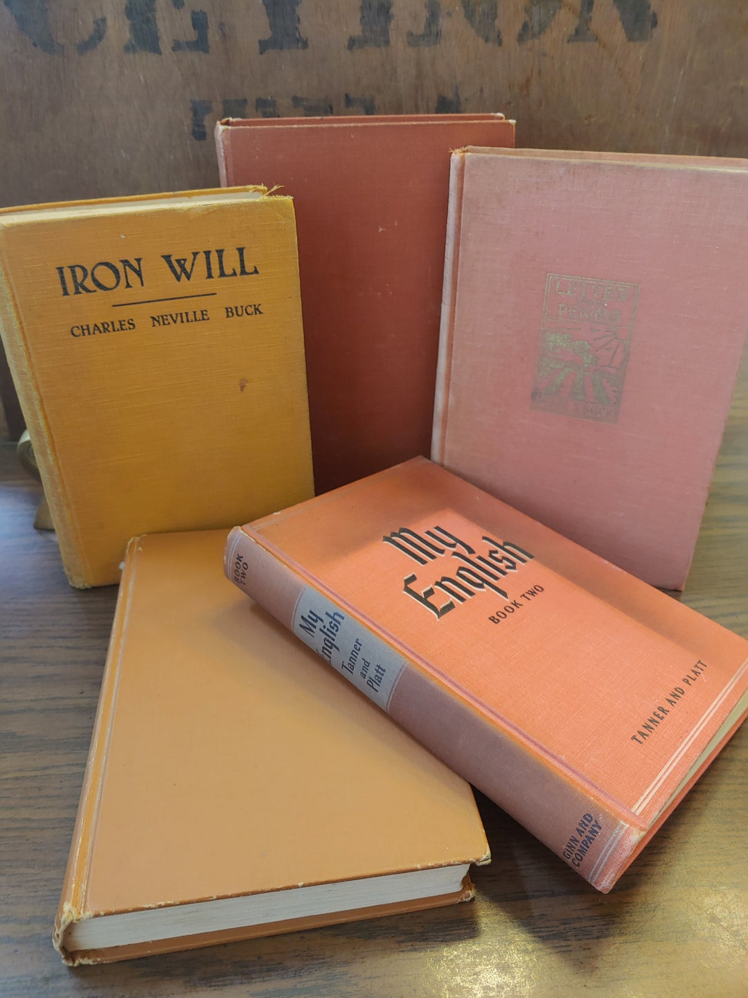 Vintage Classic Book Set 5 Hardcover Books Pearl Buck, Charles N. Buck ...