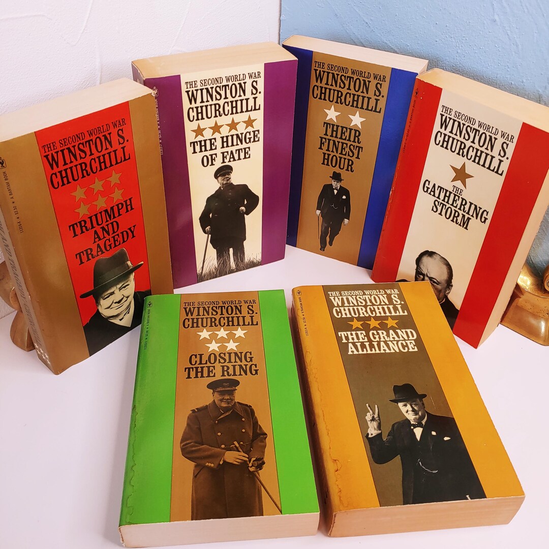 The Second World War, Winston S. Churchill, Complete in Six Volumes, Paperback Boxed Set, Bantam ...