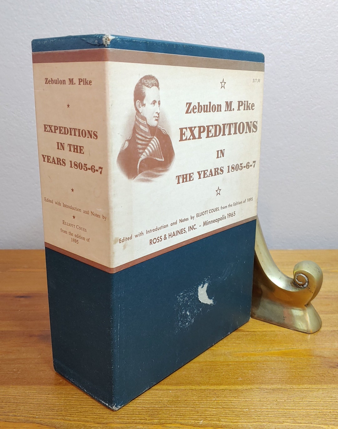 Zebulon M. Pike Expeditions in the Years 1805-6-7, 2 Volume Set, Elliott Coues, Maps, 1965 ...