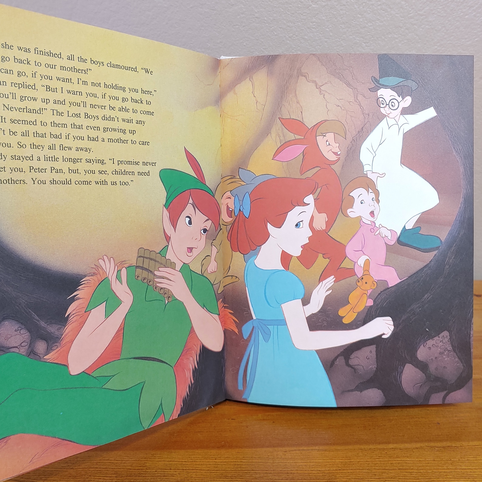 Peter Pan Walt Disney Twin Books Gallery Books 1986 Large - Etsy
