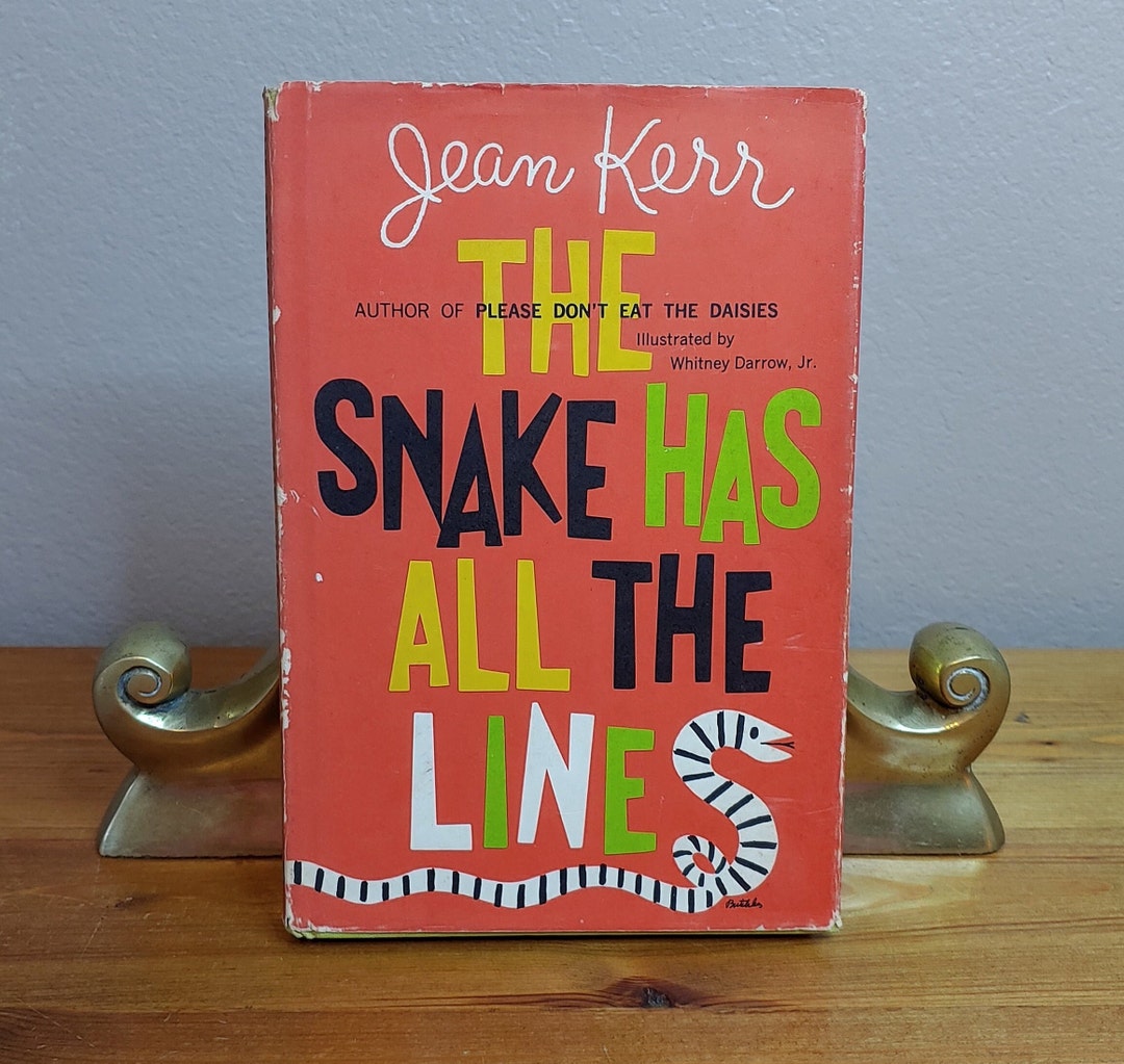 Jean Kerr, the Snake Has All the Lines, Illustrated by Whitney Darrow, Jr. HC/DJ, 1960 1st ...