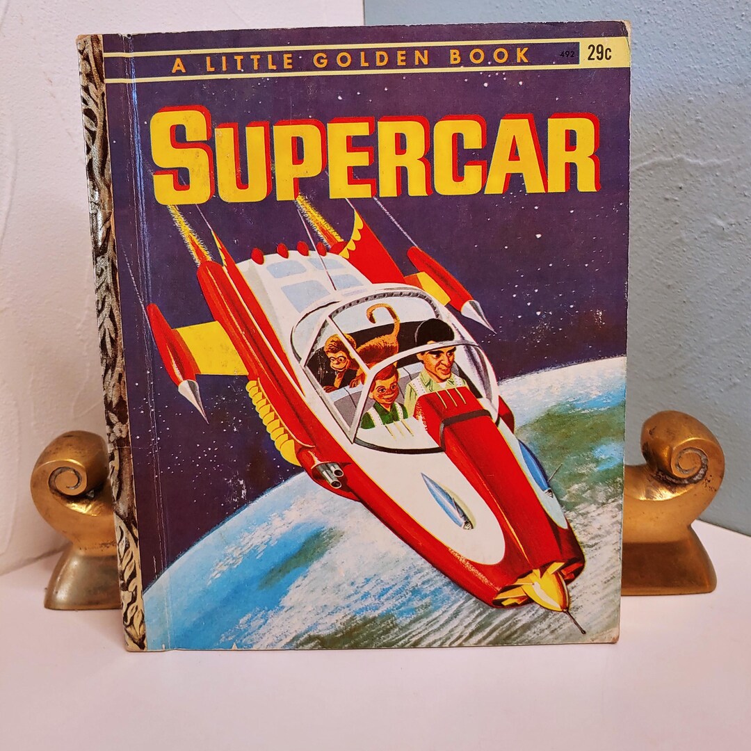 Supercar, A Little Golden Book, George Sherman, Mel Crawford, 1962 "a ...