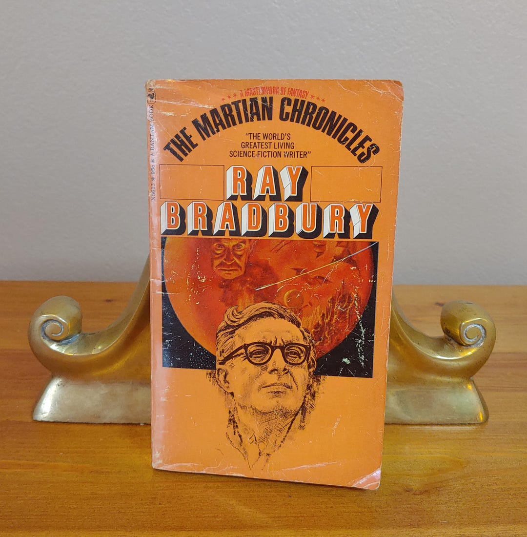 Ray Bradbury the Martian Chronicles, Bantam Science Fiction Paperback ...