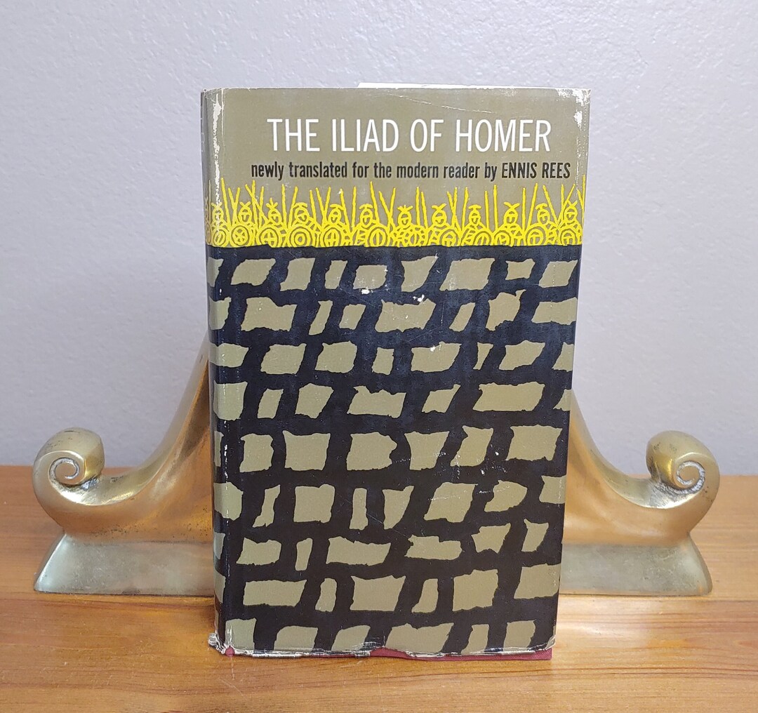 The Iliad of Homer, Translated by Ennis Rees, HC/DJ, 1963 1st Printing ...